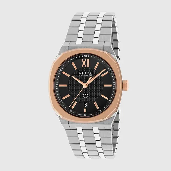 Gucci 25h Automatic Watch - Black