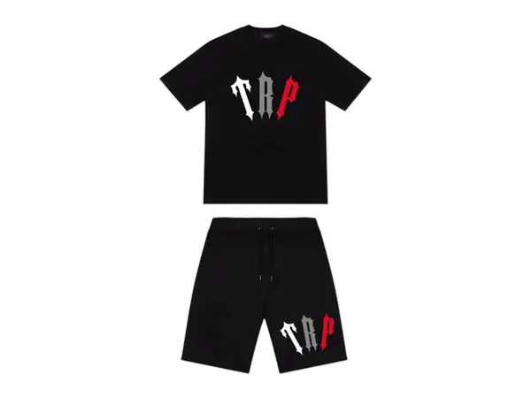 Trapstar Trp Shorts Set - Black/infrared