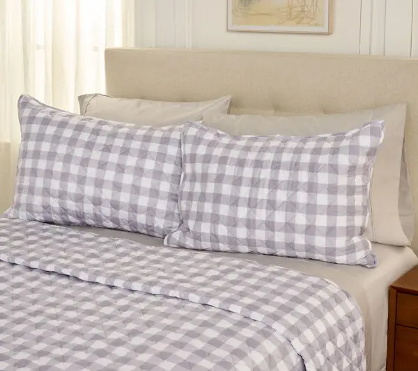 MARTHA STEWART 3-piece Coverlet And Sham Set King - One-color