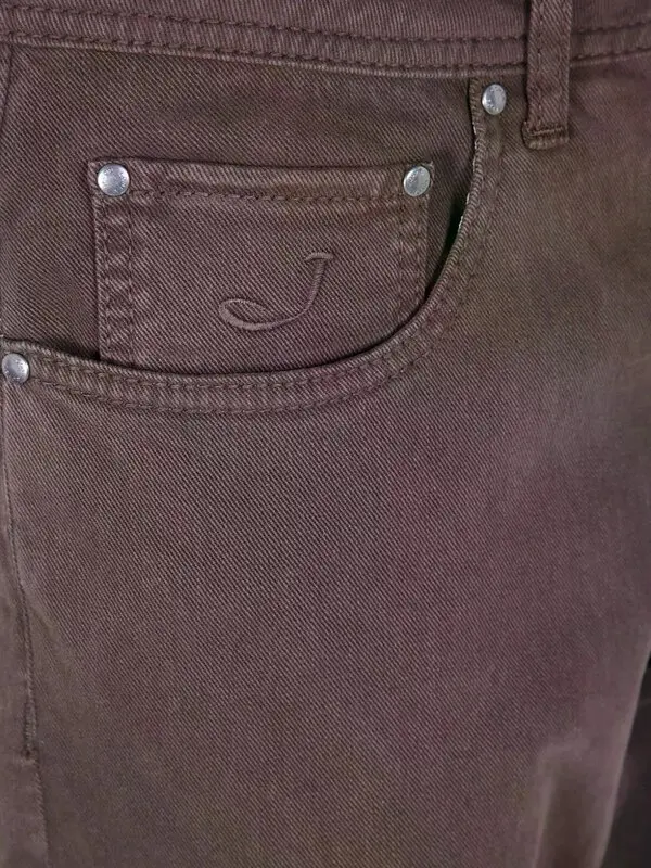 Jacob Cohen Logo-plaque Trousers