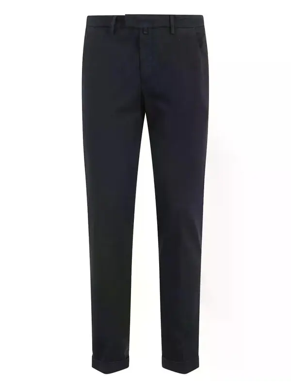 BRIGLIA 1949 Cuffed Trousers - Blue