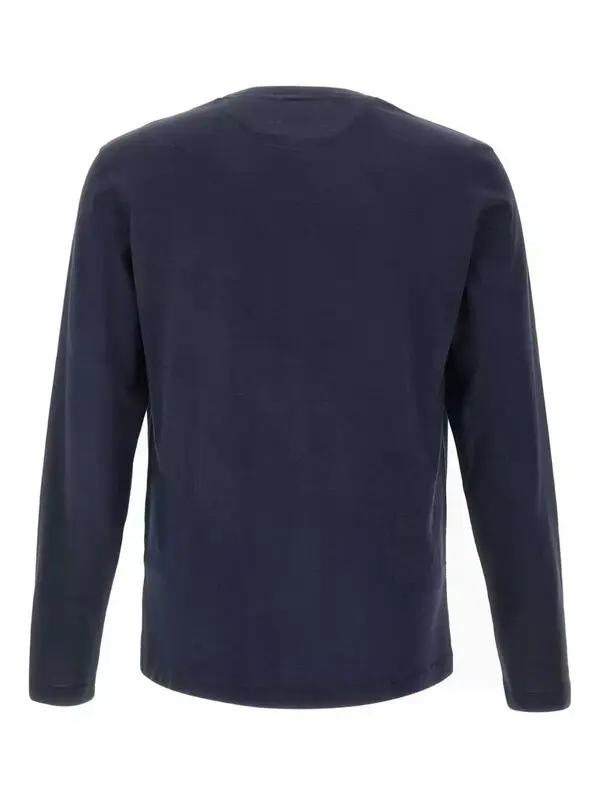 Eleventy Long-sleeve Crew-neck Sweater - Blue