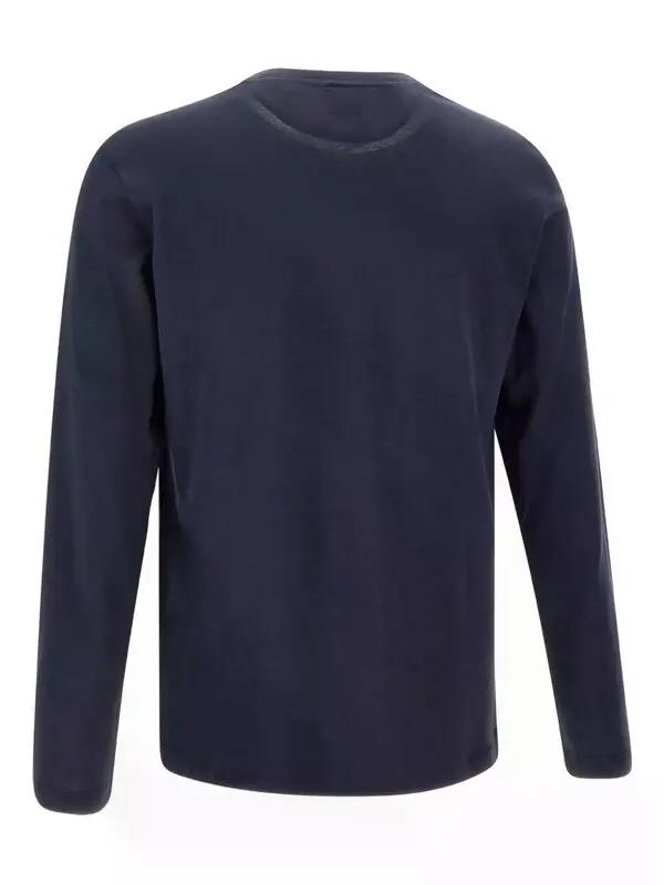 Eleventy Long-sleeve Crew-neck Sweater - Blue