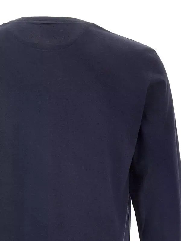 Eleventy Long-sleeve Crew-neck Sweater - Blue