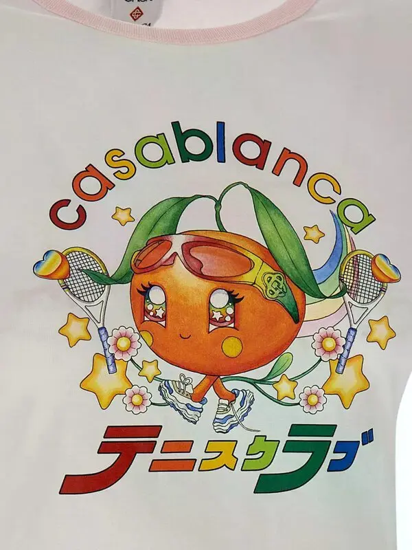 Casablanca Printed Ringer T-shirt
