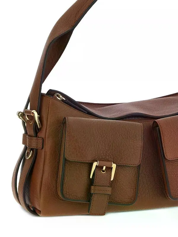 Mulberry Maggie Leather Shoulder Bag - Brown
