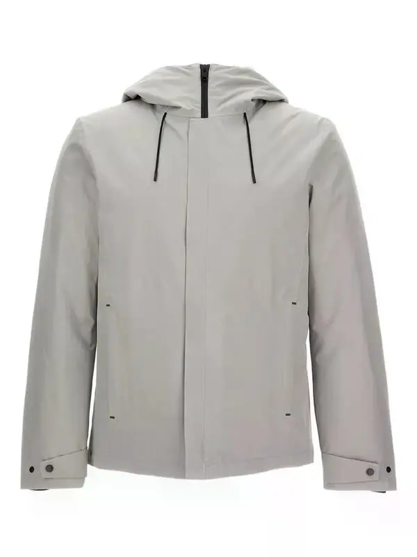 Woolrich Crestmont Hooded Zip-front Jacket - Grey