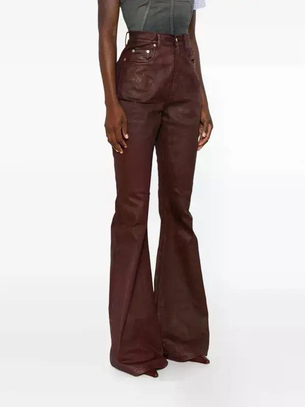 Rick Owens Bolan Wax-coated Jeans