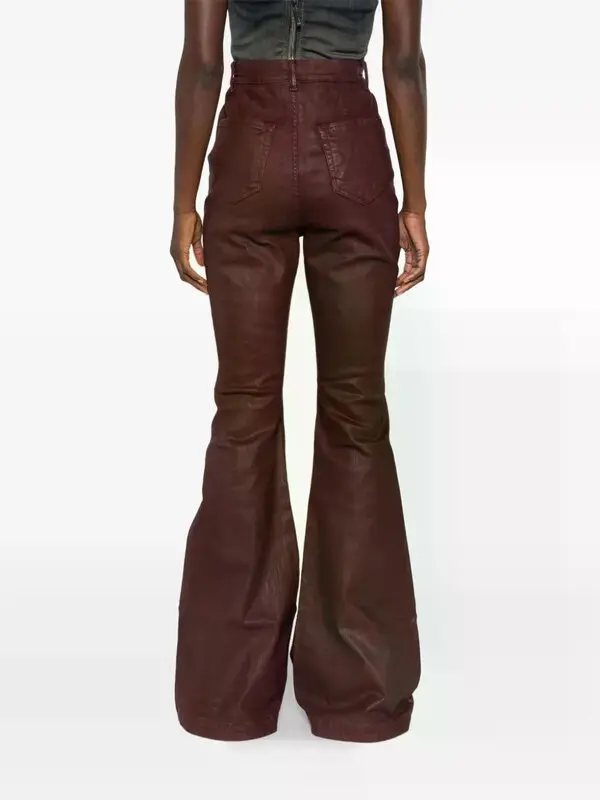 Rick Owens Bolan Wax-coated Jeans