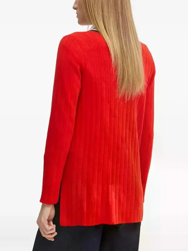 Luisa Spagnoli Ribbed-knit Button Cardigan
