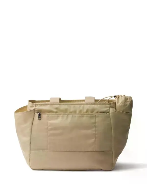 Prada Re-nylon Baby-bottle Tote Bag - Neutrals