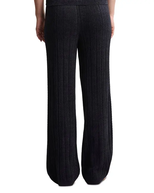Barefoot Dreams Cozychic Ultra Lite Cable Knit Ankle Pants