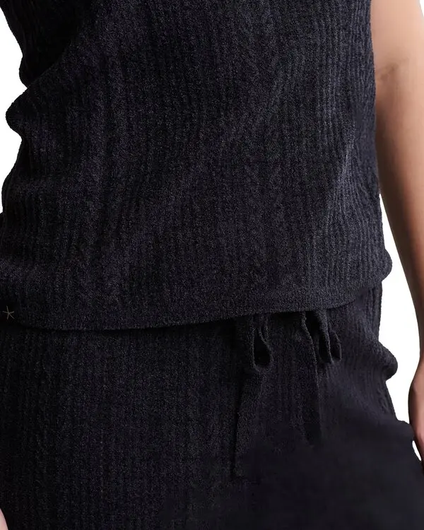 Barefoot Dreams Cozychic Ultra Lite Cable Knit Ankle Pants