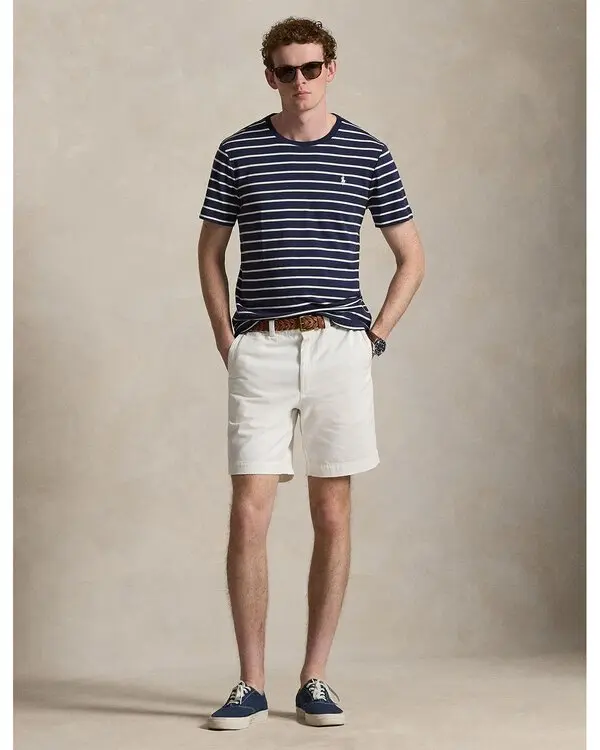 Polo Ralph Lauren Salinger Straight Fit Chino Shorts - White