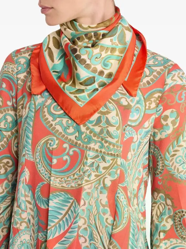 Etro Paisley Silk Scarf