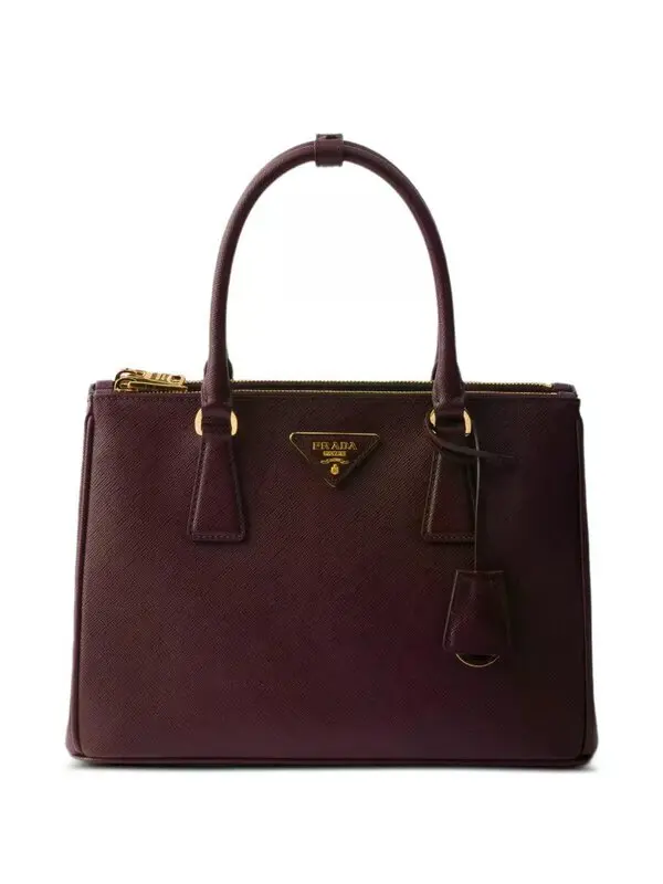 Prada Saffiano Leather Tote Bag - Red