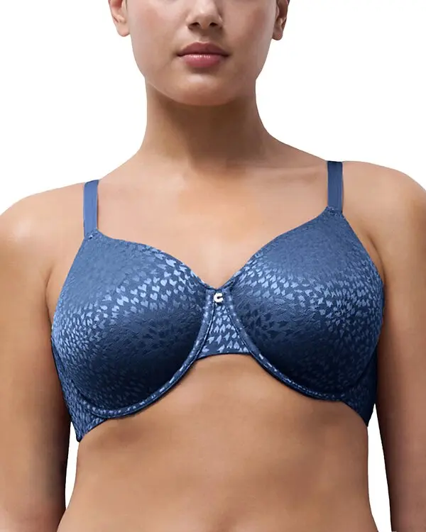 Chantelle Magique Seamless Unlined Minimizer Bra - Ceramic Blue