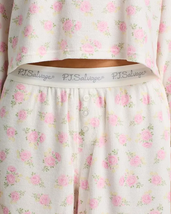 PJ Salvage Boyfriend Boxer Pj Set - Ivory