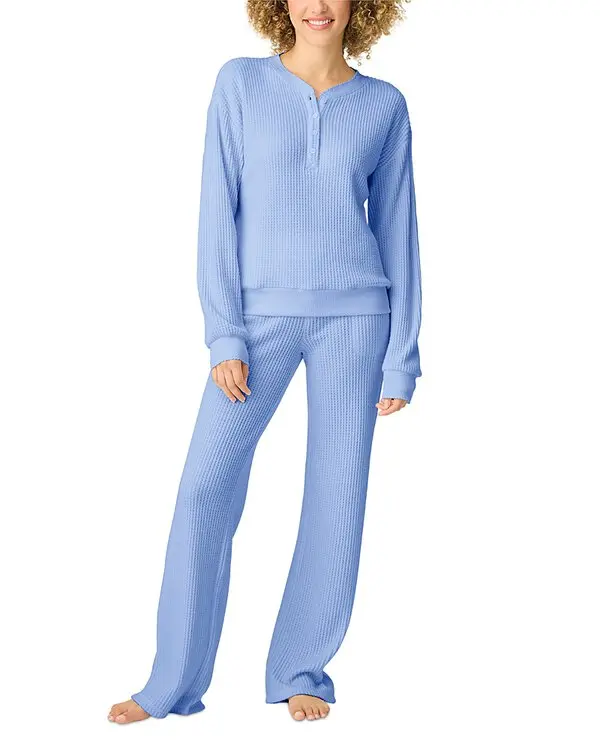 PJ Salvage Morning Waffles Pajama Set - Peri