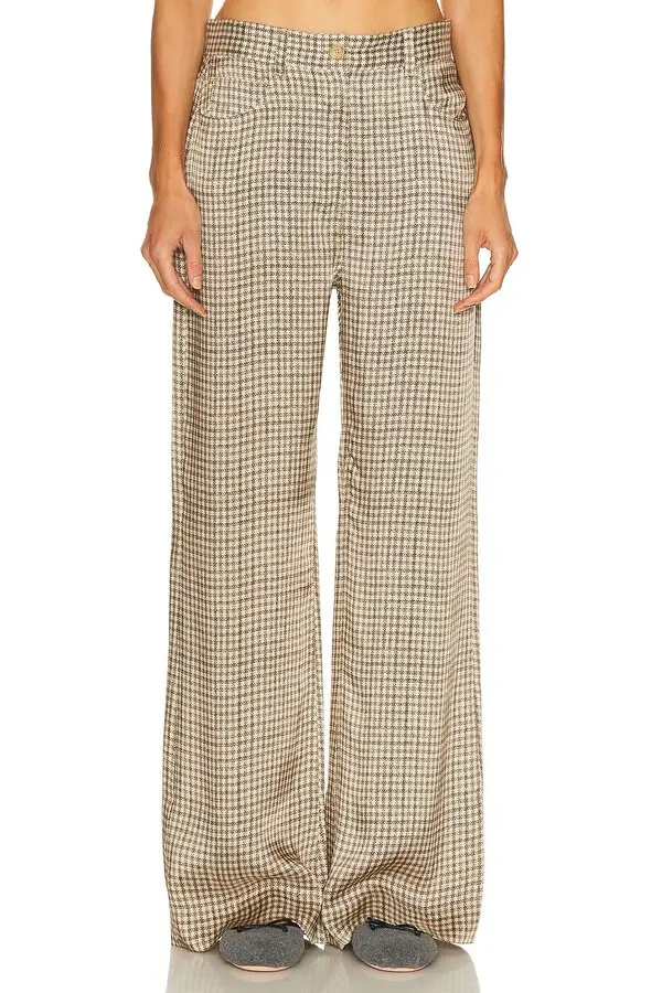Acne Studios Poltana Fluid Check Pants