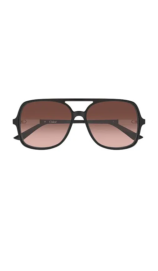 Chloé Aviator Sunglasses - Brown