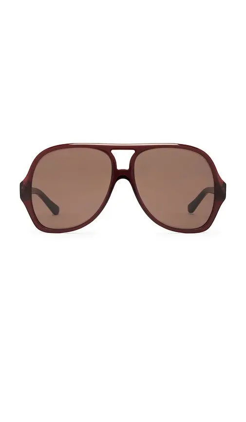 Chloé Aviator Sunglasses - Havana