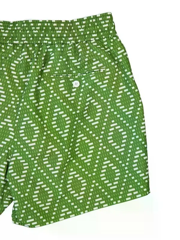 Frescobol Carioca Printed Board/boxer Swim Shorts - Green
