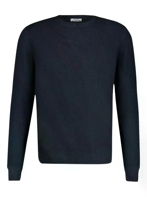 Boglioli Wool Crew-neck Sweater - Blue