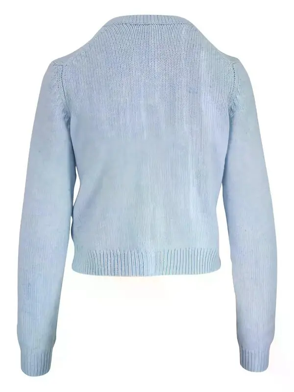 Khaite Everheart Button-front Cashmere Cardigan - Blue