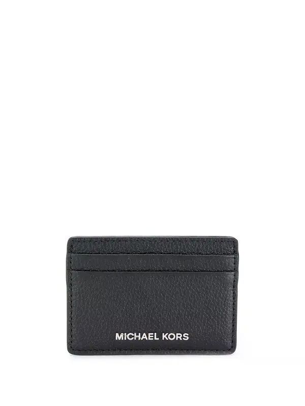 Michael Kors Logo Plaque Cardholder - Black