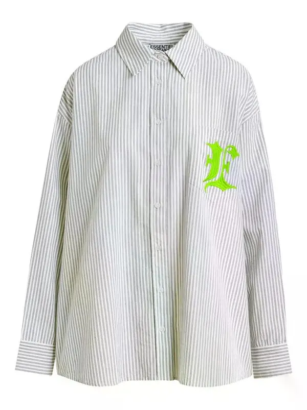 Essentiel Antwerp Striped Embroidered Shirt