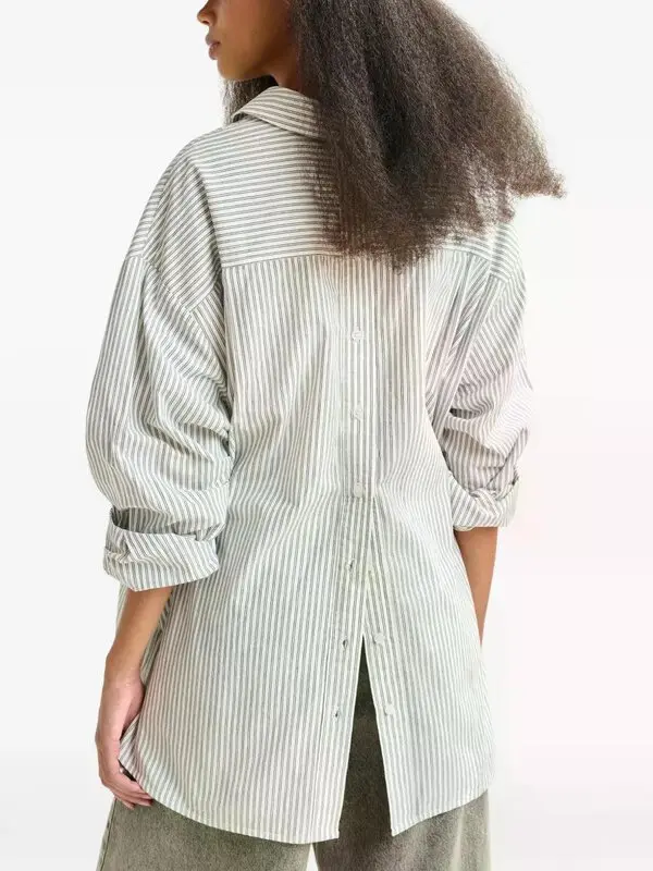 Essentiel Antwerp Striped Embroidered Shirt