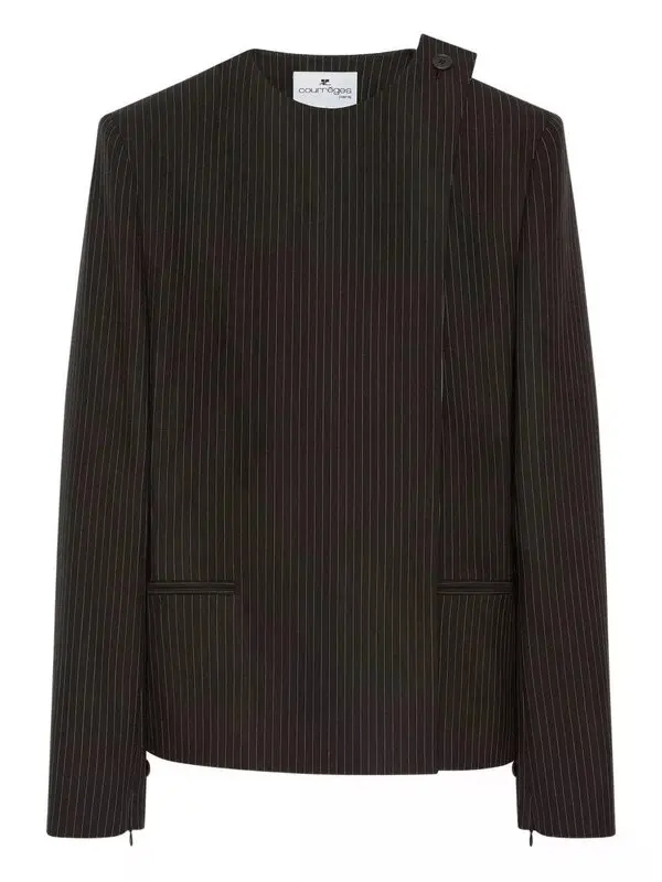 COURREGES Pinstriped Blazer