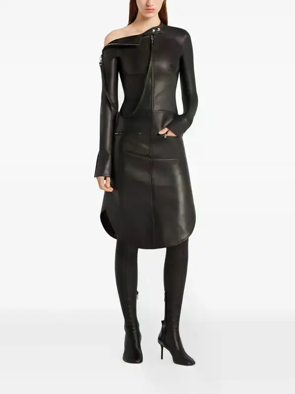 COURREGES Zip-up Biker Jacket