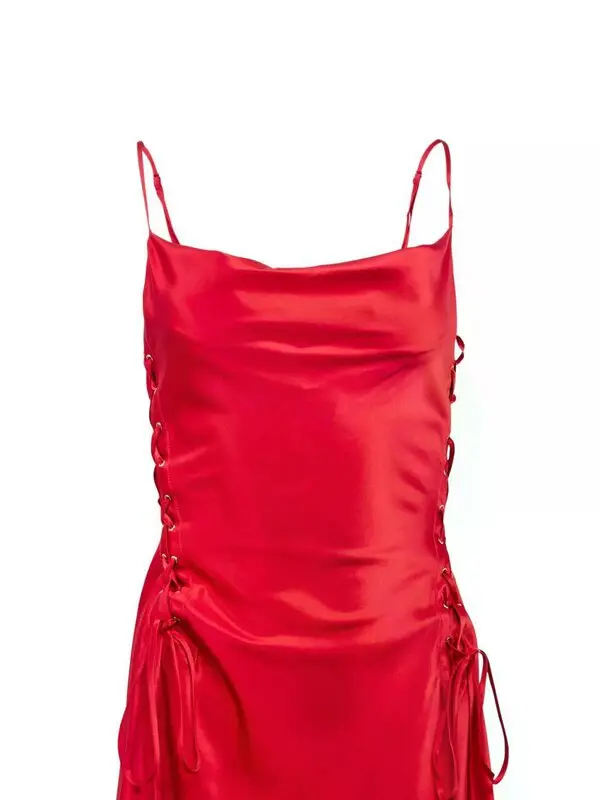 FLEUR DU MAL Ella Mini Dress - Red