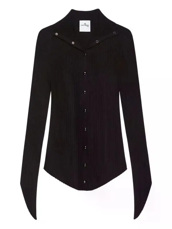 COURREGES Ribbed Cardigan