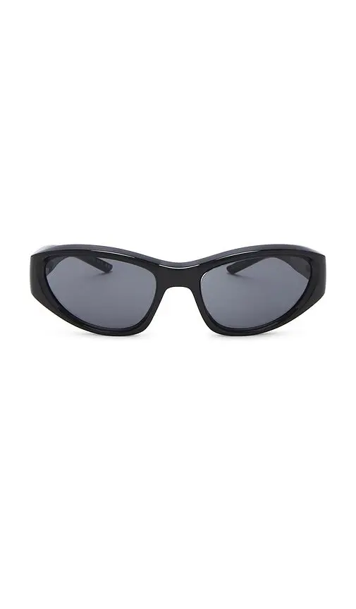 AIRE X Von Dutch Blackout Sunglasses - Black & Smoke Mono