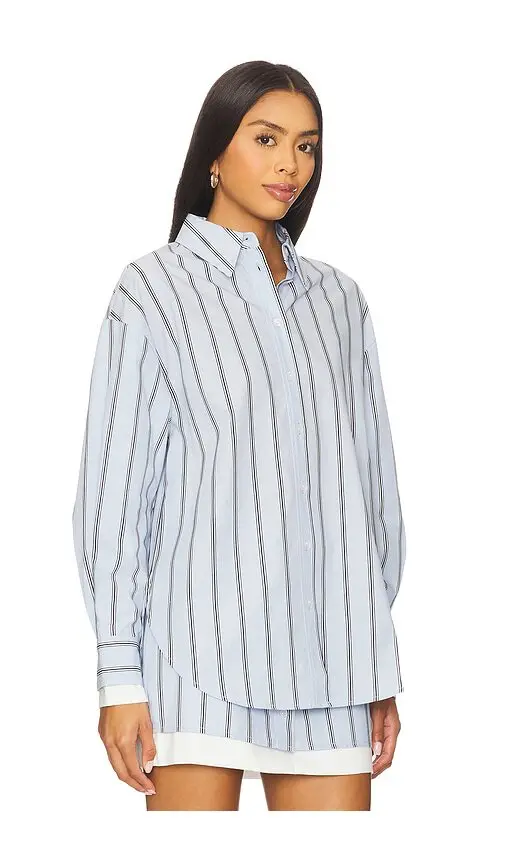 Line & Dot Leia Shirt - Blue Multi