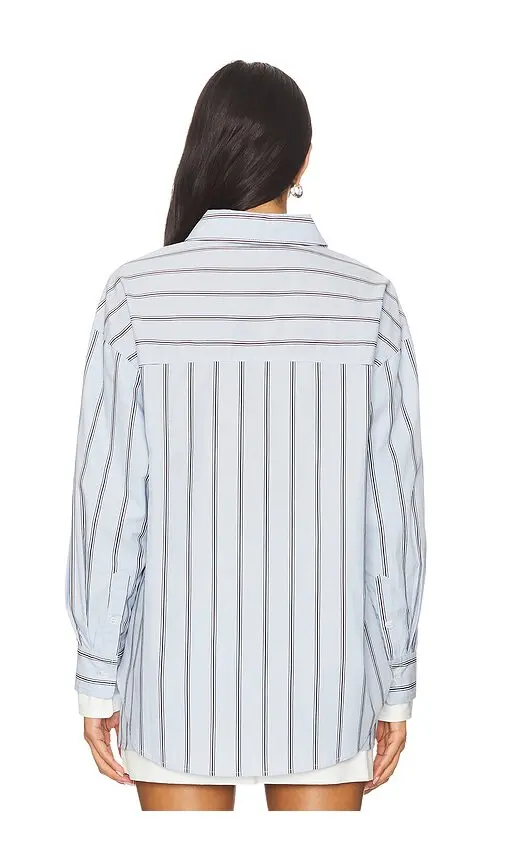 Line & Dot Leia Shirt - Blue Multi