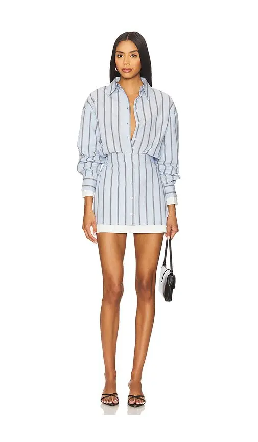 Line & Dot Leia Shirt - Blue Multi