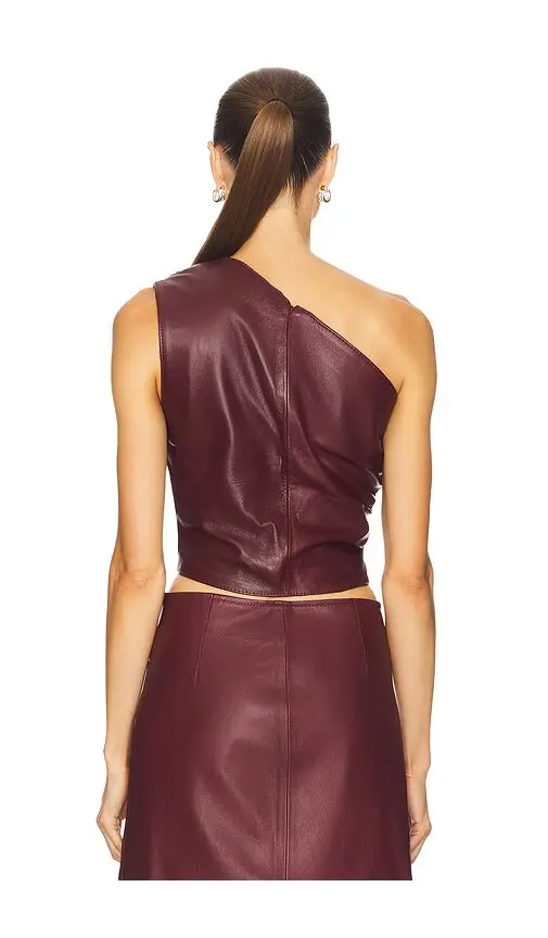 ZUT Laurel Leather Top