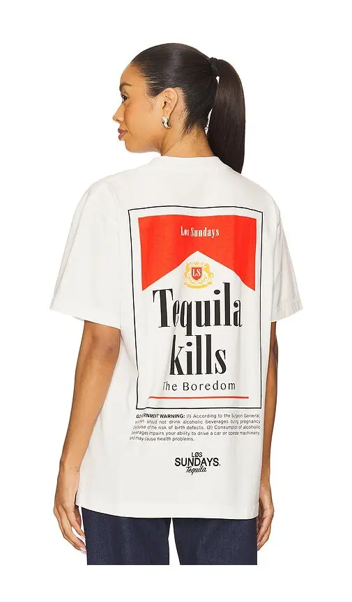 LOS SUNDAYS Kills Two Tee - Off White