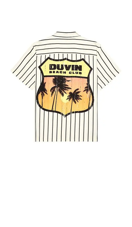 DUVIN DESIGN Highway Buttonup Shirt In Cream