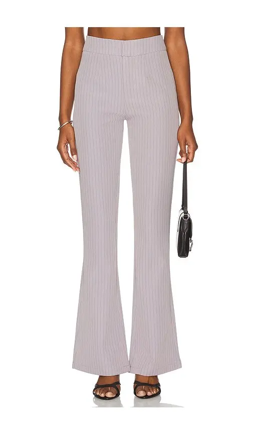 ALL THE WAYS Rowena Pant - Grey Stripe