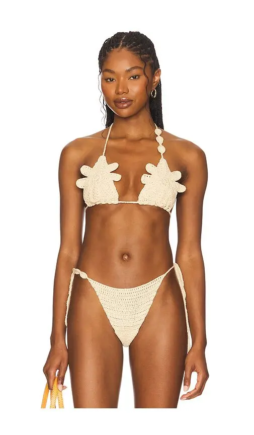 Lioness X Samba Bikini Top - Wheat
