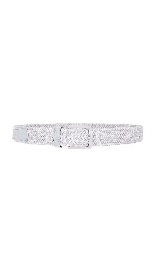 Travis Mathew Staggerwing 2.0 Belt - Micro Chip & White