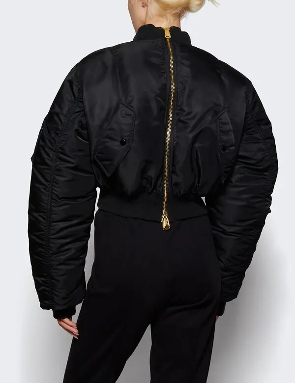 Vetements Cropped Bomber Jacket
