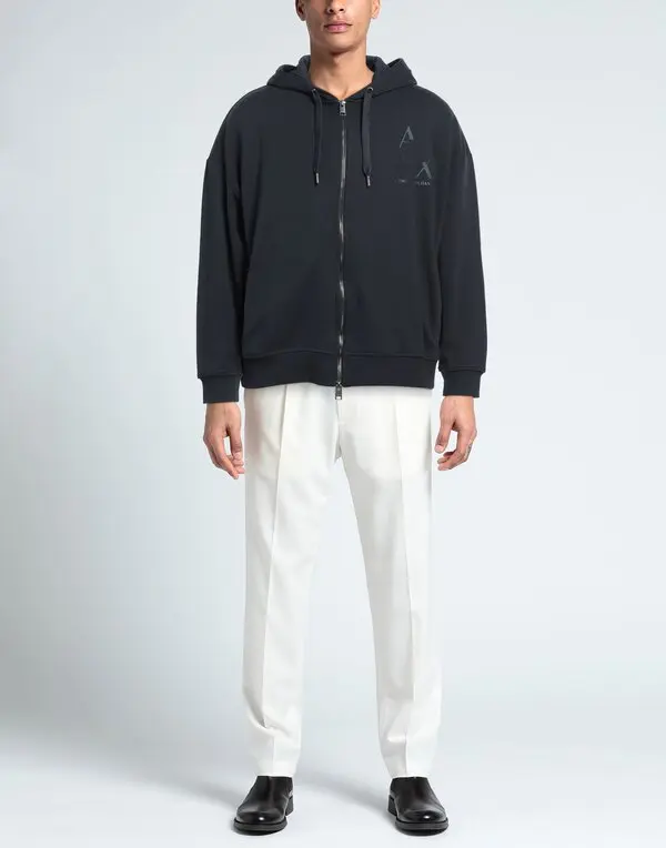Armani Exchange Cotton Blend Terry Zip-up Hoodie