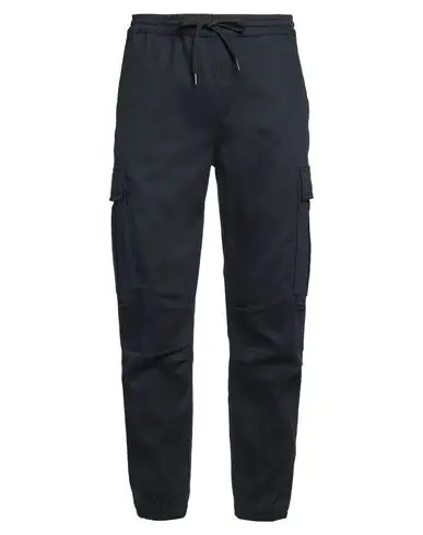 Armani Exchange Cargo Pants With Brand Logo - Navy