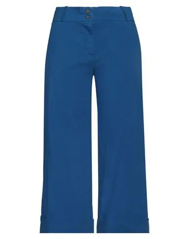 Rossopuro Solid Culottes With Folded Hem